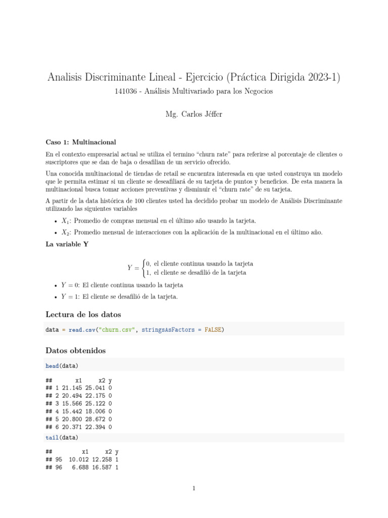 Ejercicio Adicional 01 | PDF | Matemáticas Aplicadas | Análisis estadístico