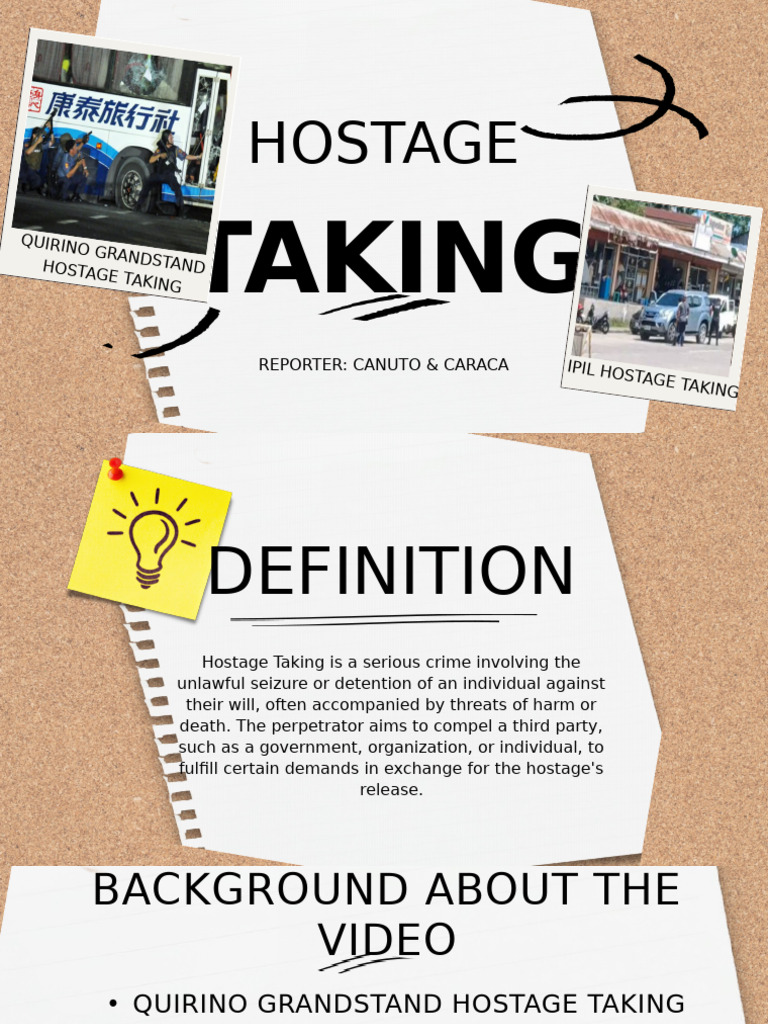 Hostage Taking | PDF | Law Enforcement | Crime & Violence
