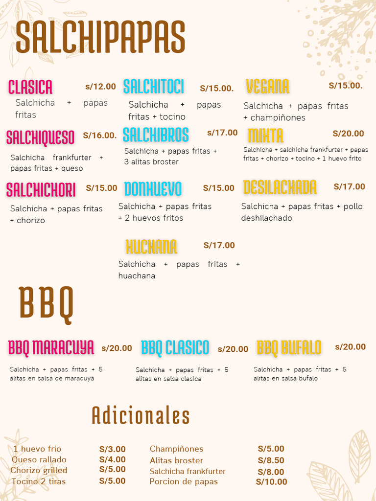 Menú A4 Carta de Tragos Bar Moderno Negro | PDF | Cocina europea ...