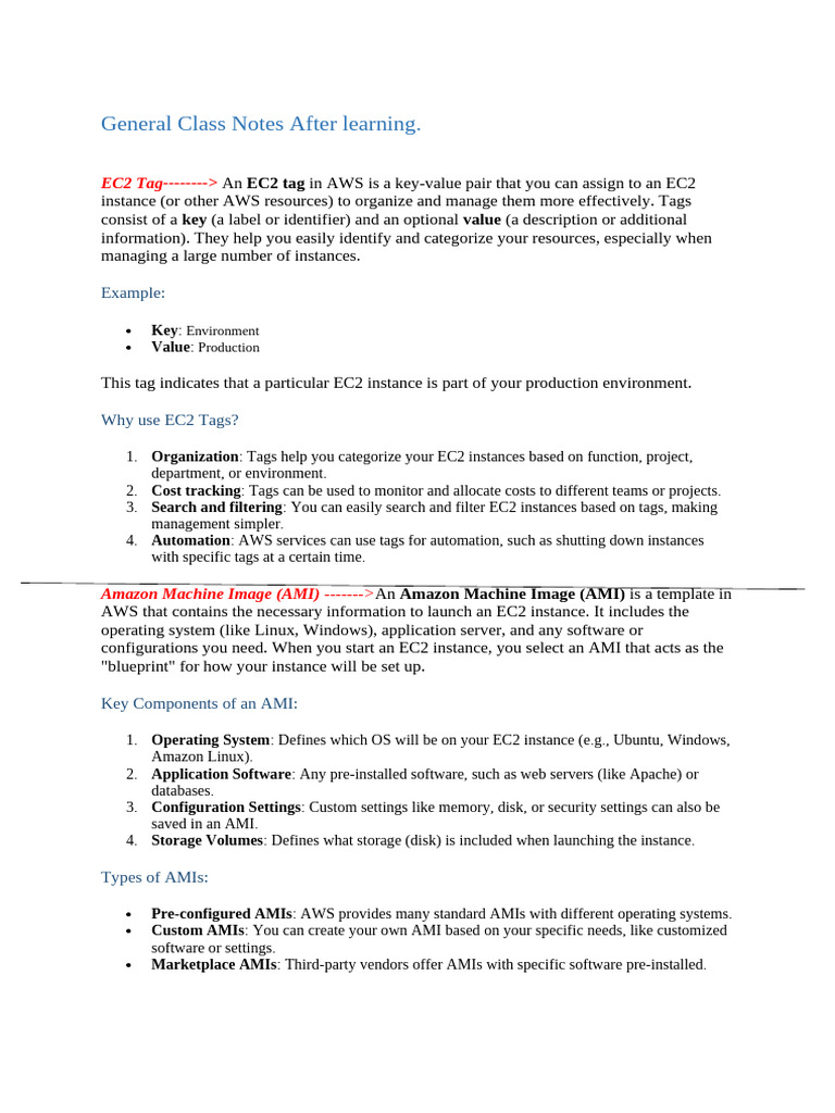 General Class Notes After Learning | PDF | Port (Computer Networking ...
