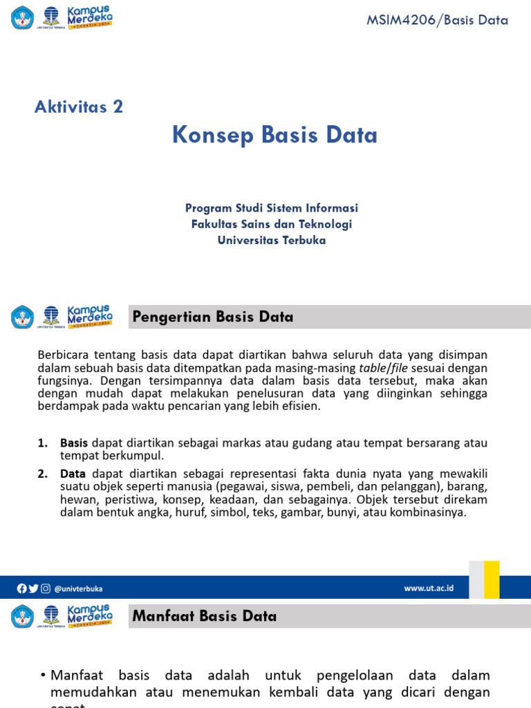AK02_Konsep Basis Data | PDF