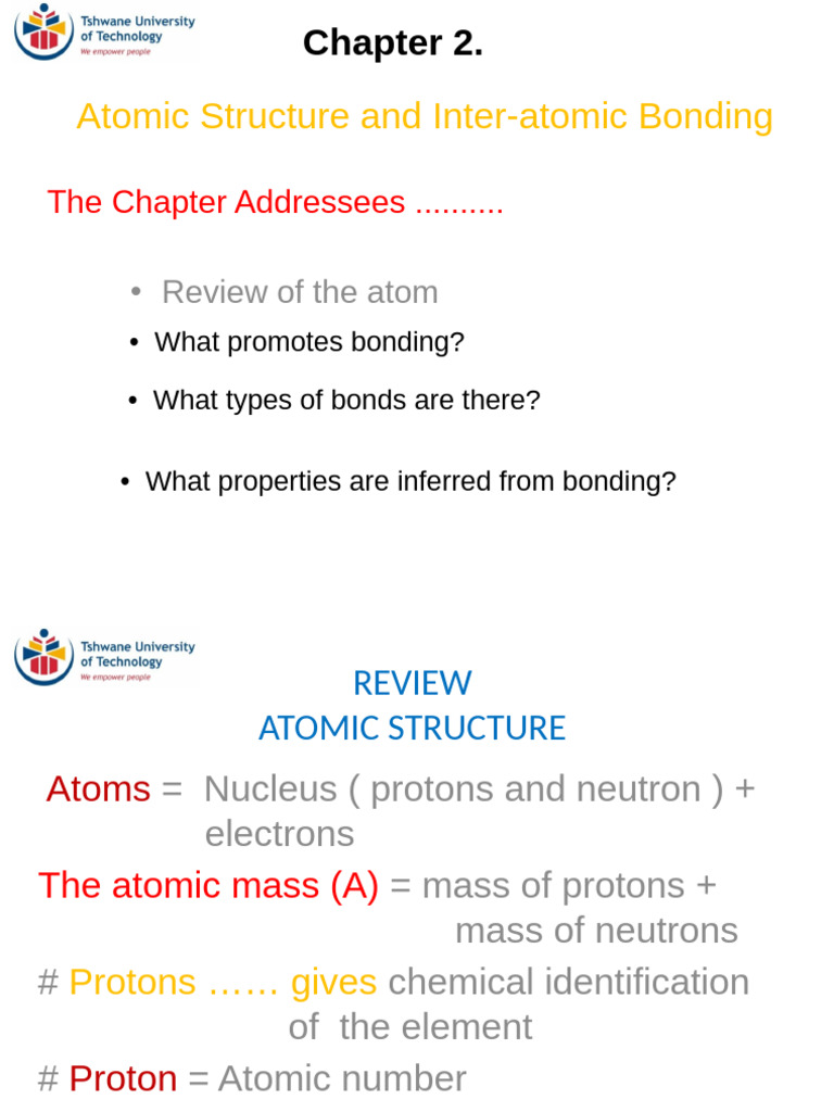 Unit 2-Bonding 2024 | PDF | Electron Configuration | Atomic Orbital