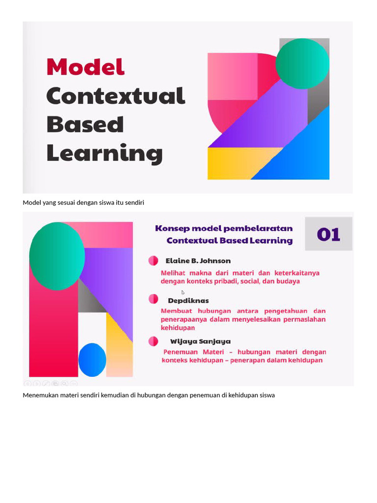 Model Kontekstual Teaching Learning (CTL) | PDF