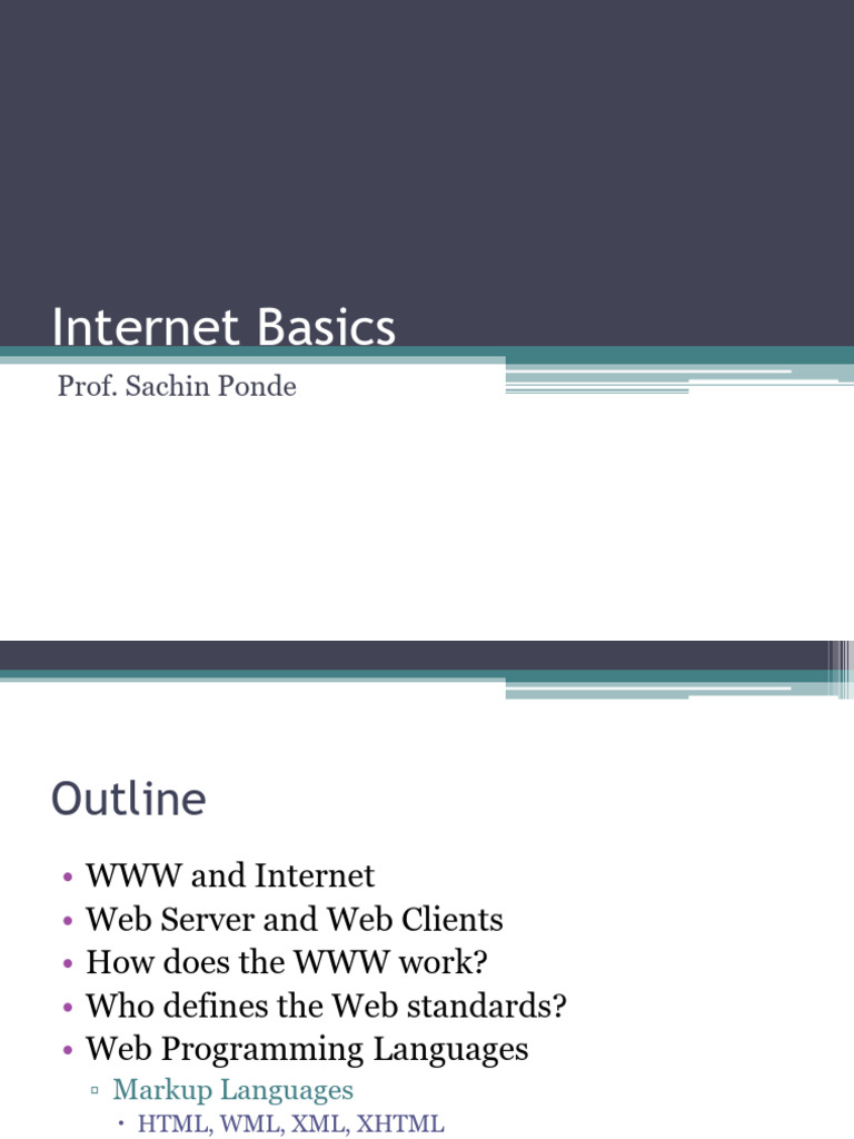 01 Internet Basics | PDF | World Wide Web | Internet & Web