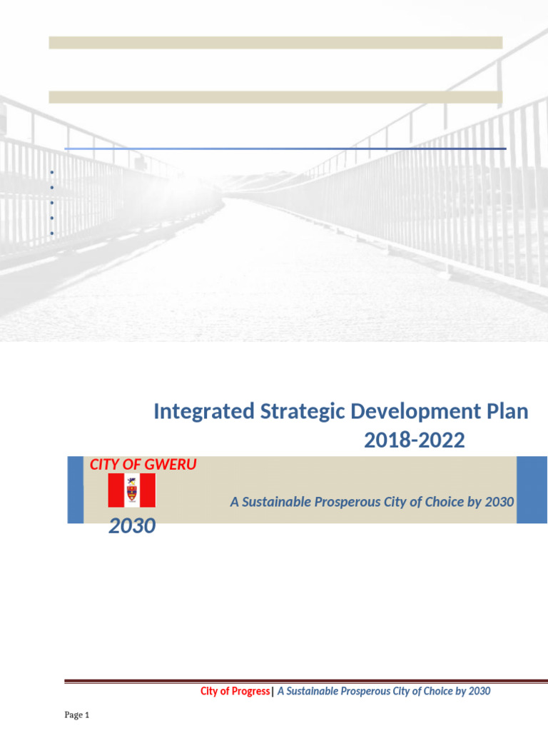 Final Integrated Strategic Plan GCC | PDF | Economies