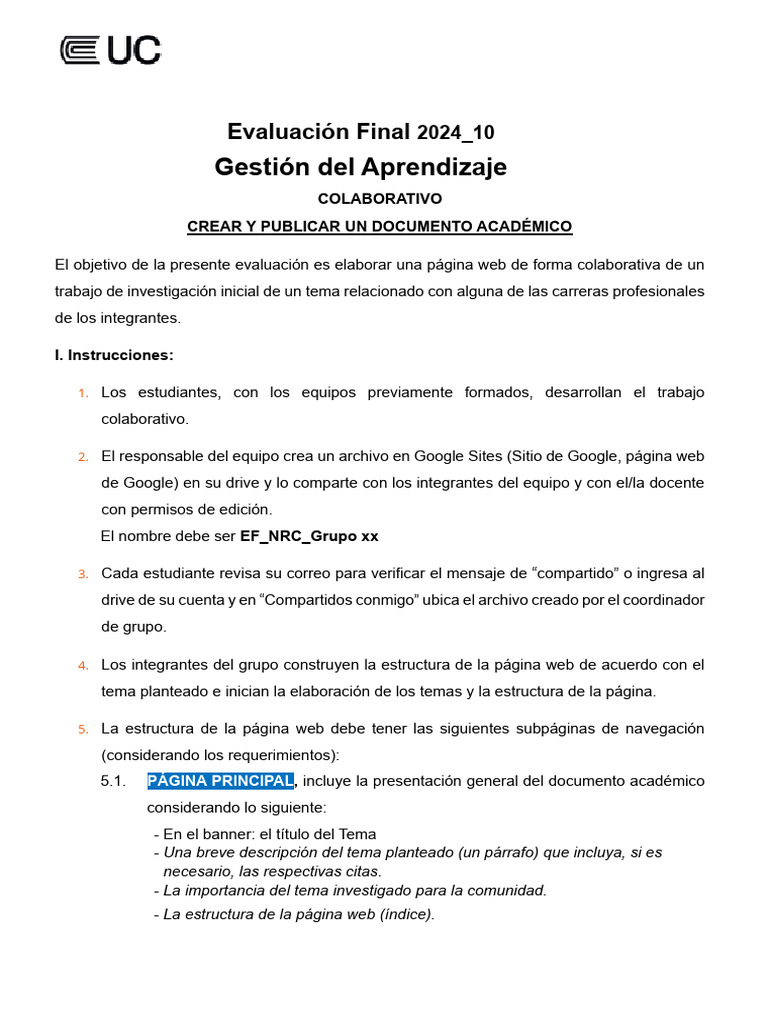 Consigna de La Evaluación Final | PDF | Red mundial | Internet y web