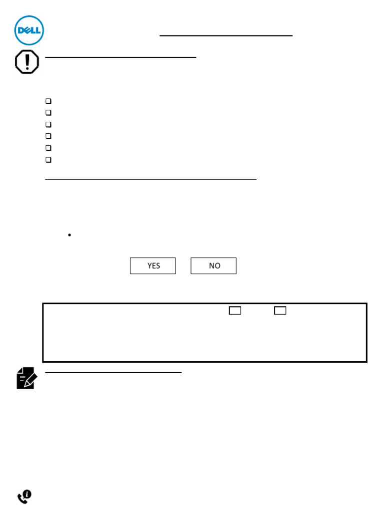 Dell Repair Center Shipment Checklist | PDF | Laptop | Hard Disk Drive