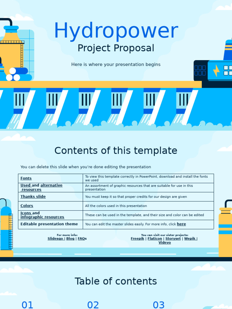 Hydropower Project Proposal Template | PDF | Expense | Customer ...