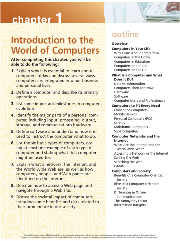 2 - Intro Computers - Handout | PDF | Input/Output | Internet