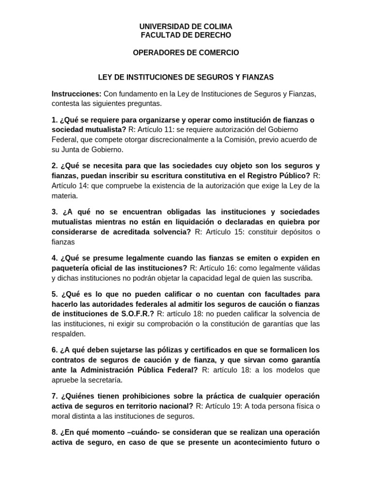 48545-12498-Seguros y Fianzas | PDF | Reaseguro | Seguro