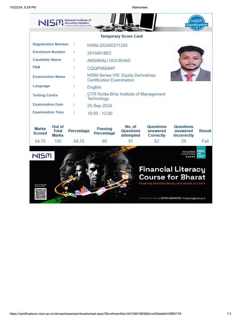 Akbarali Noushad | PDF