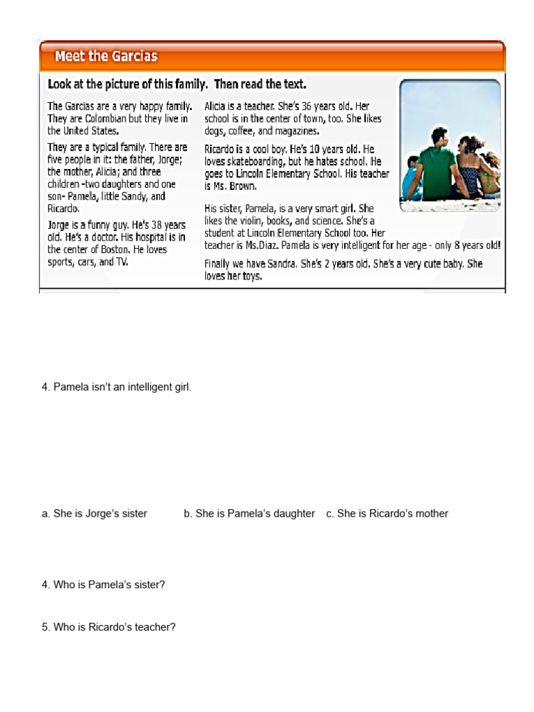 Reading Comprehension Class 2 | PDF | Language Arts & Discipline