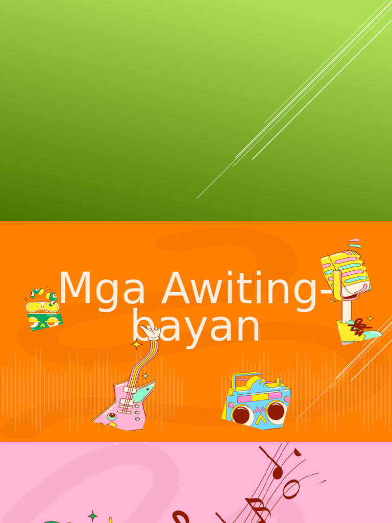 Mga Awiting Bayan | PDF