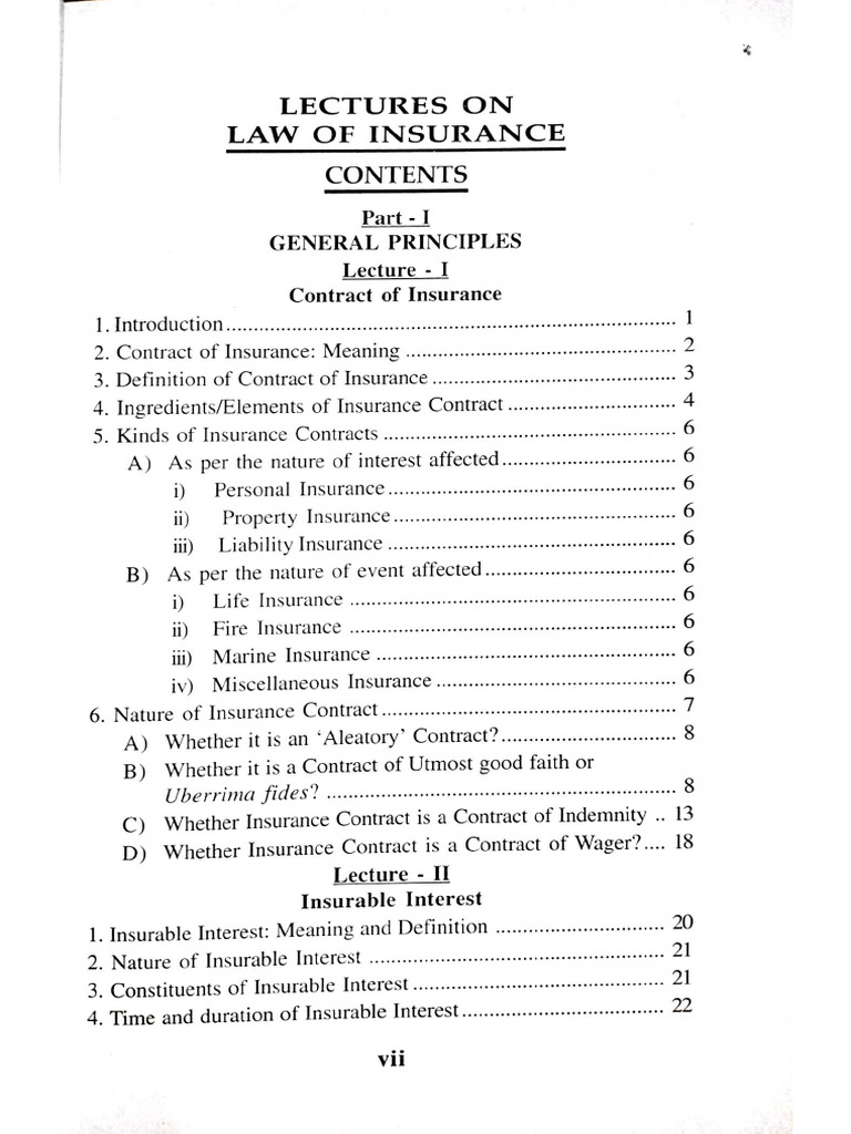 Insurance Index | PDF
