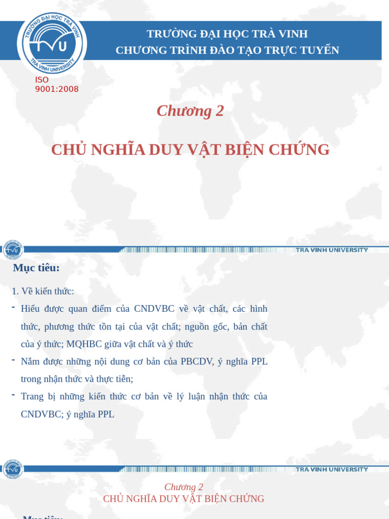 Chuong 2 - I - P1 Chủ nghĩa duy vật biện chứng | PDF