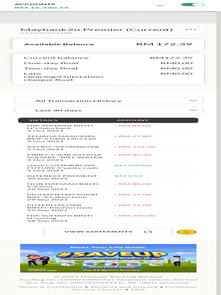 Maybank2u Maybank Malaysia | PDF | Business