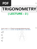 Trigonometry Extra Questions Class10 | PDF