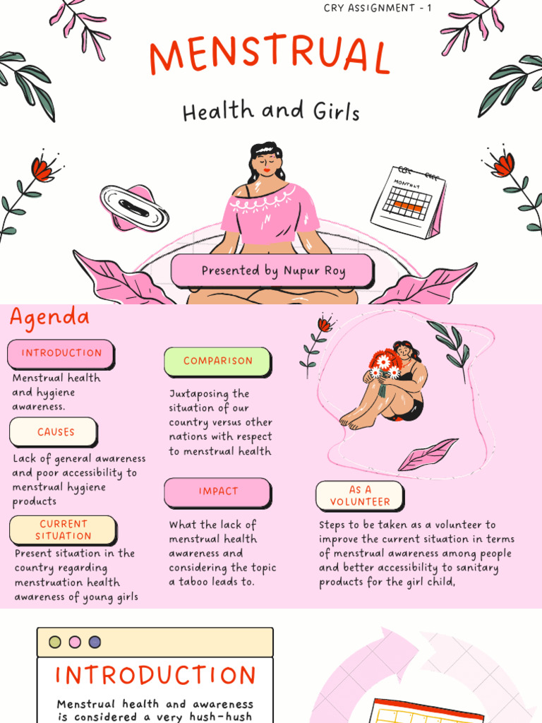 Menstrual Hygiene Awareness and Action | PDF | Menstruation | Mammal ...