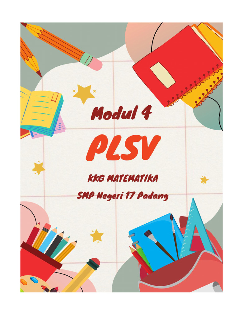 Modul PLSV Dan PTLSV | PDF | Sains & Matematika