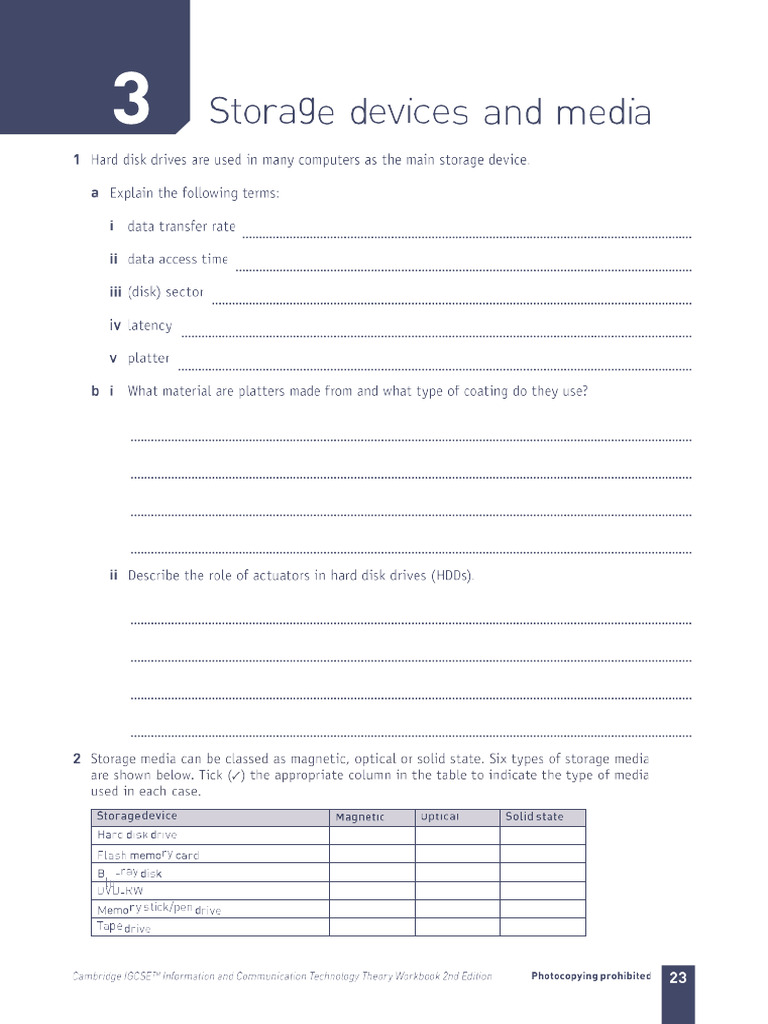 Chapter 3 Workbook Questions | PDF