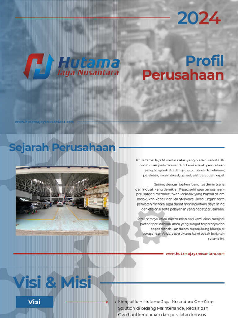 Profil Perusahaan PT - HJN 2024 | PDF | Bisnis | Teknologi & Rekayasa