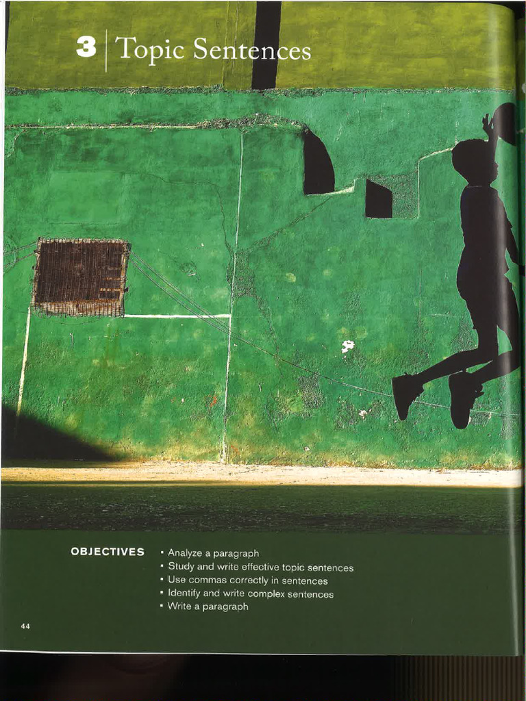 Unit 3 - Topic Sentences - Great Writing 2 5th Ed. | PDF