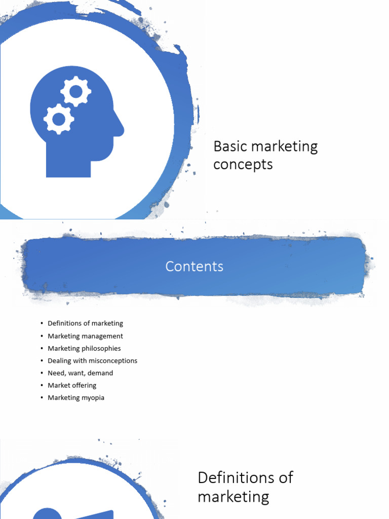 Essential Marketing Concepts Explained | PDF | Business