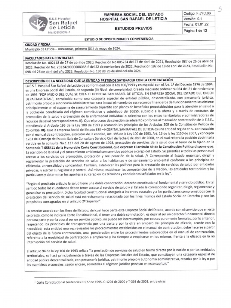 ESTUDIO PREVIO (2) | PDF