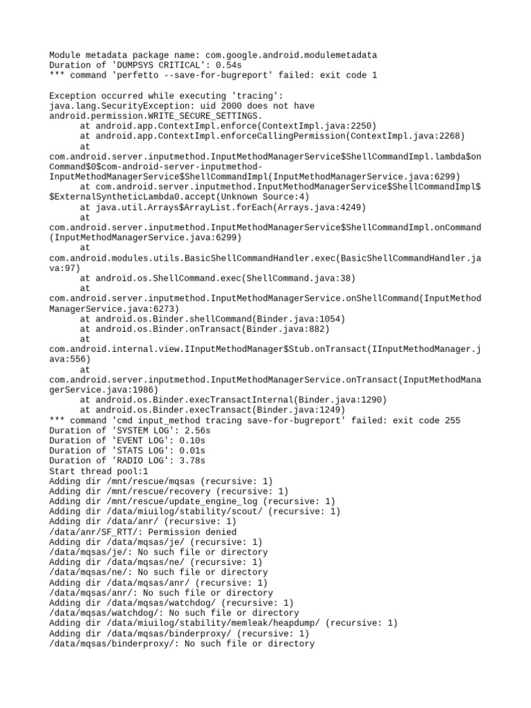 Android Module Metadata Errors | PDF | Software Development | Computer Programming