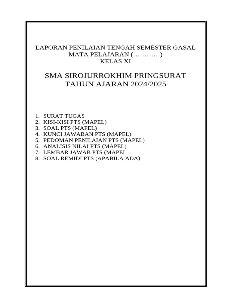 Sampul LPJ Permapel | PDF