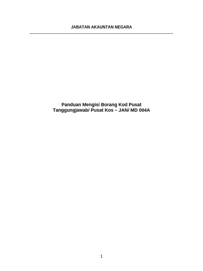 Panduan PTJ PK | PDF