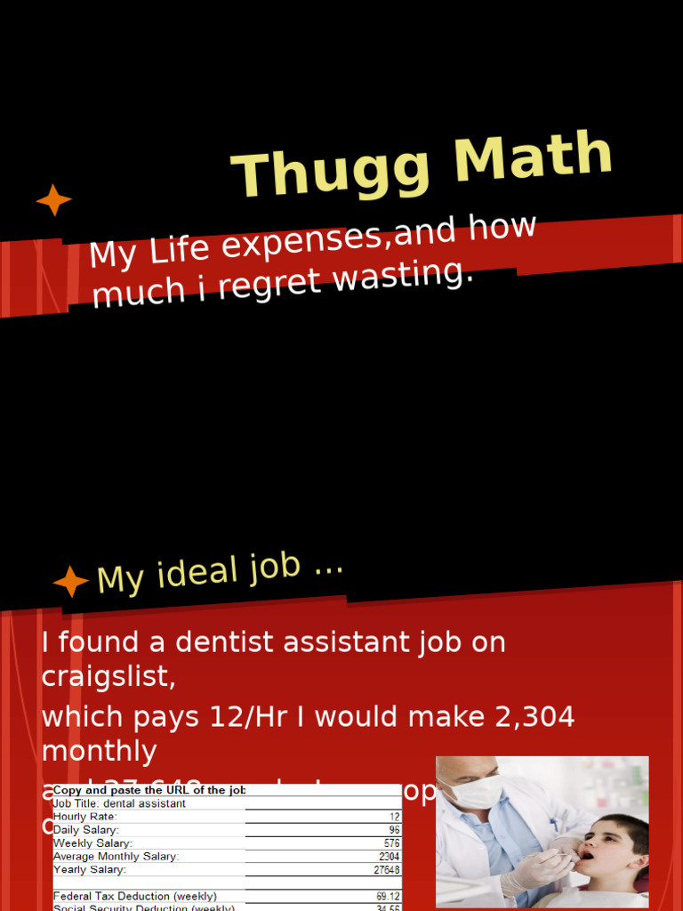 My Thug Presentation | PDF | Career & Growth