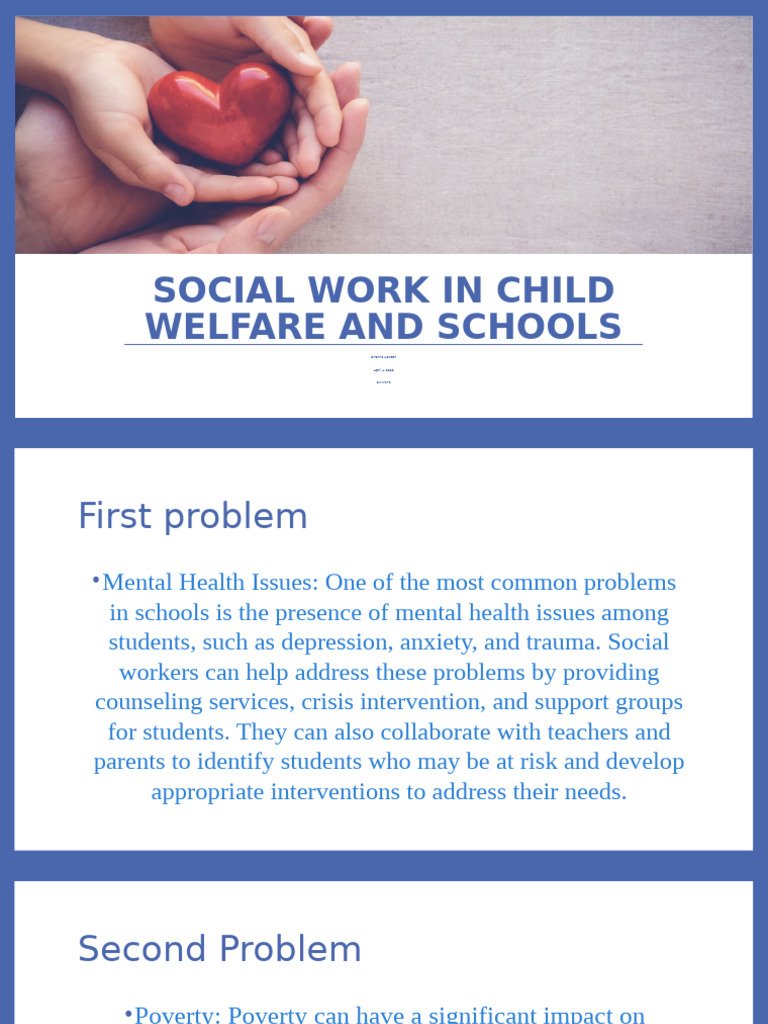 Social Work in Child Welfare Issues | PDF | Self Awareness | Child ...