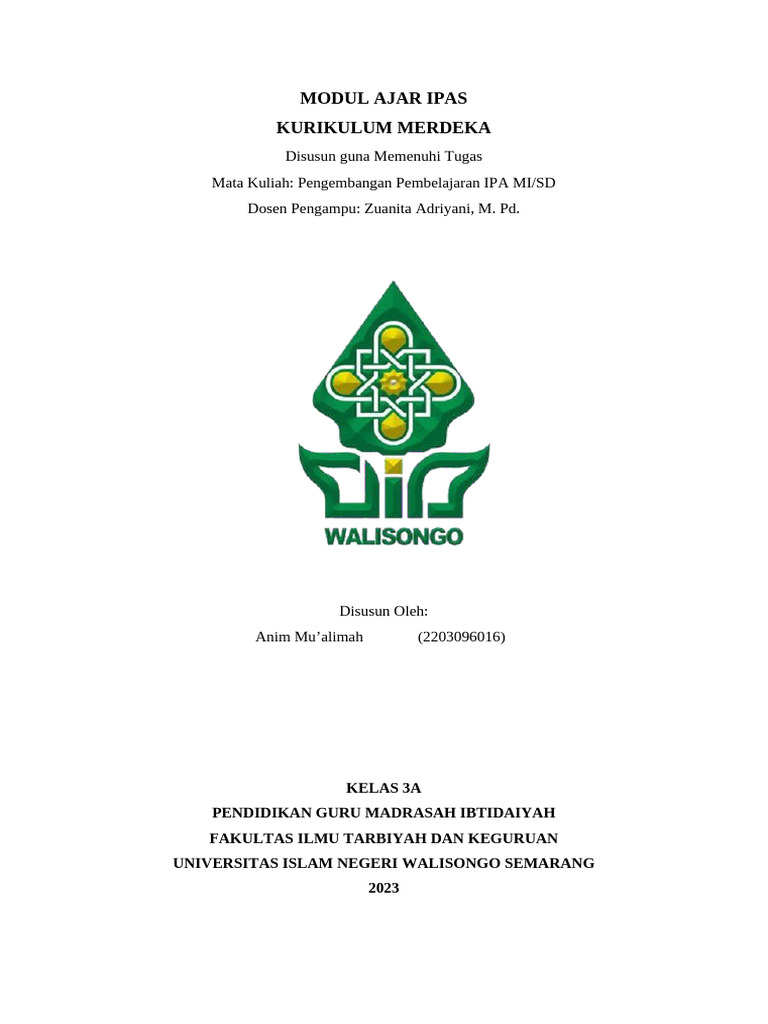 Modul Ajar - Telinga 2 | PDF