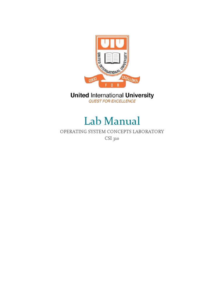 Linux Shell Lab Manual | PDF | Unix | Computing