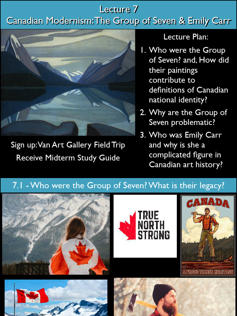 Canadian Modernism: Group of Seven & Emily Carr | PDF | Social Science ...