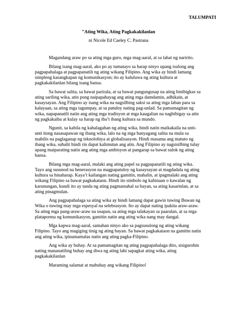 TALUMPATI | PDF