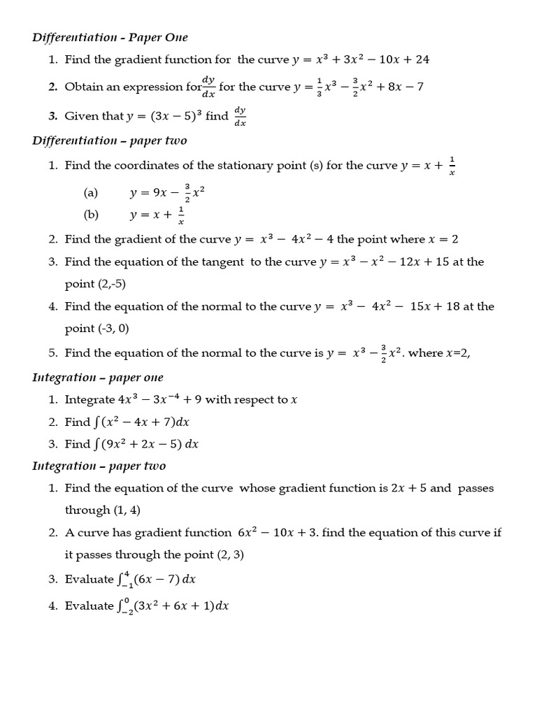 Calculus Home Work | PDF