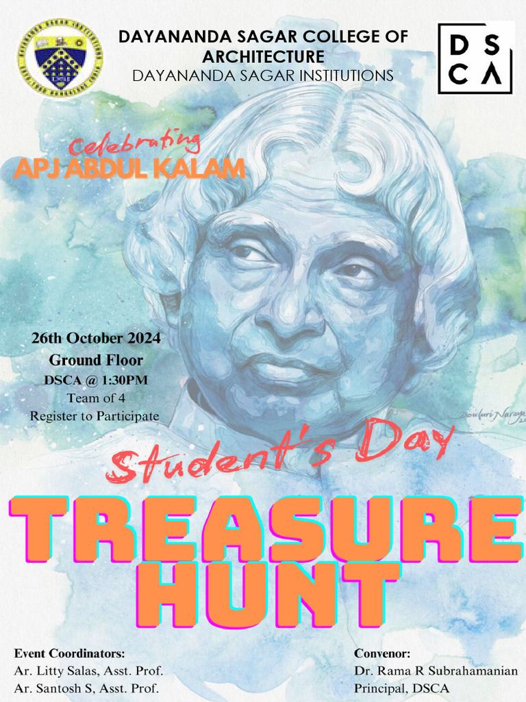 Student's Day Treasure Hunt Poster | PDF