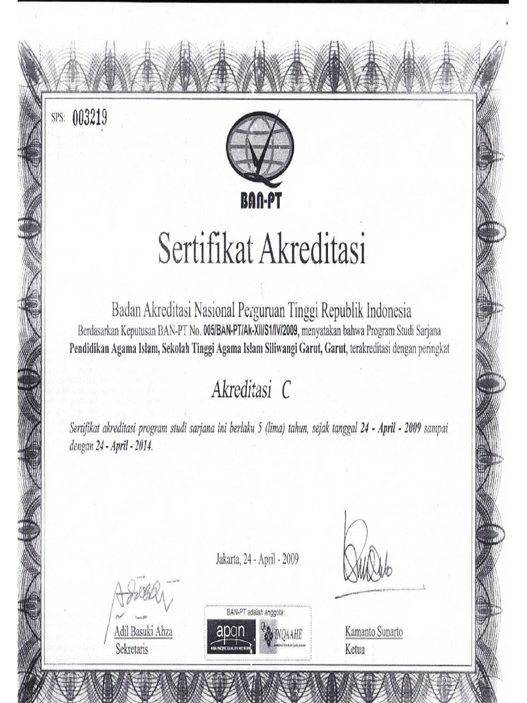 Sertifikasi Akreditasi C_compressed | PDF