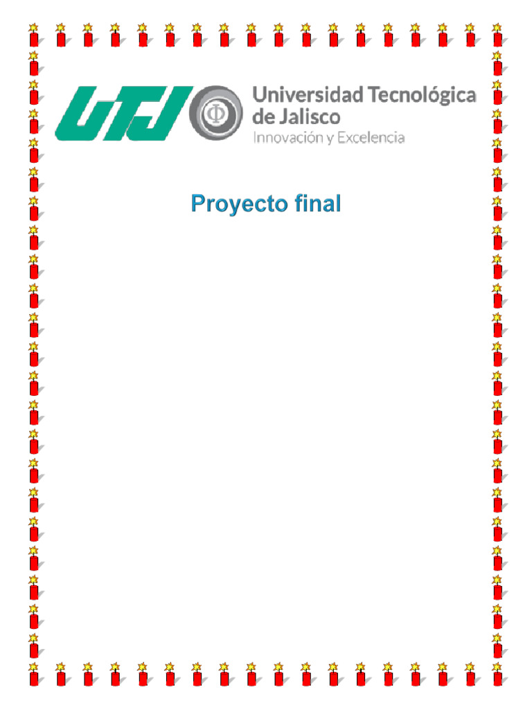 Proyecto final | PDF