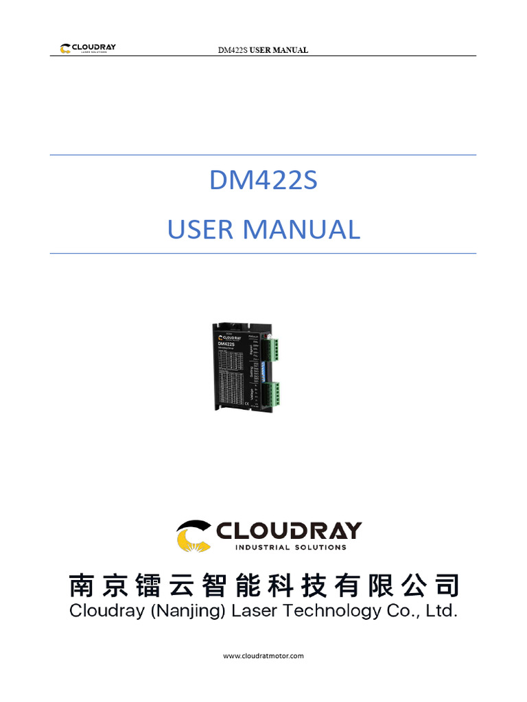 DM422S User Manual | PDF | Electric Motor | Power Supply