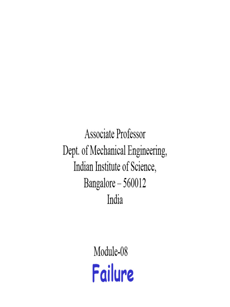 Failure of Materials | PDF | Fracture | Ductility