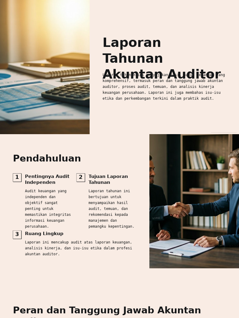 Laporan Audit Tahunan: Temuan & Rekomendasi | PDF | Pengelolaan Keuangan & Uang