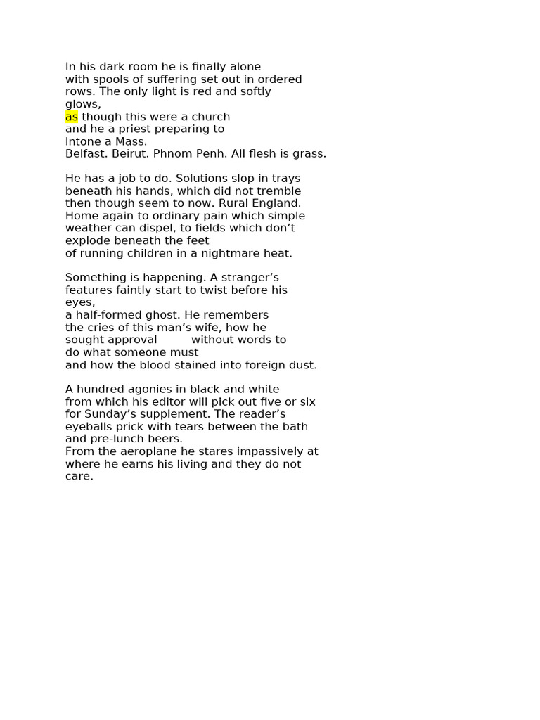 A Hundred Agonies in Black and White | PDF