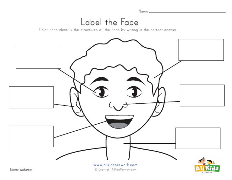 Label Face Worksheet | PDF