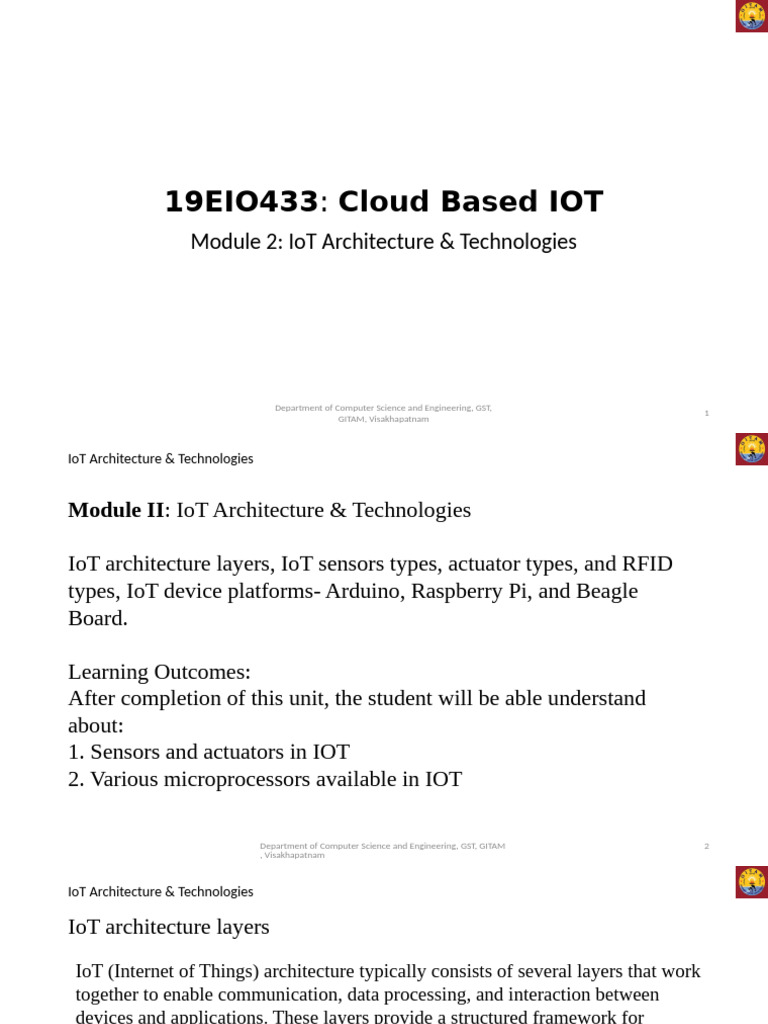 Module 2 | PDF | Actuator | Arduino
