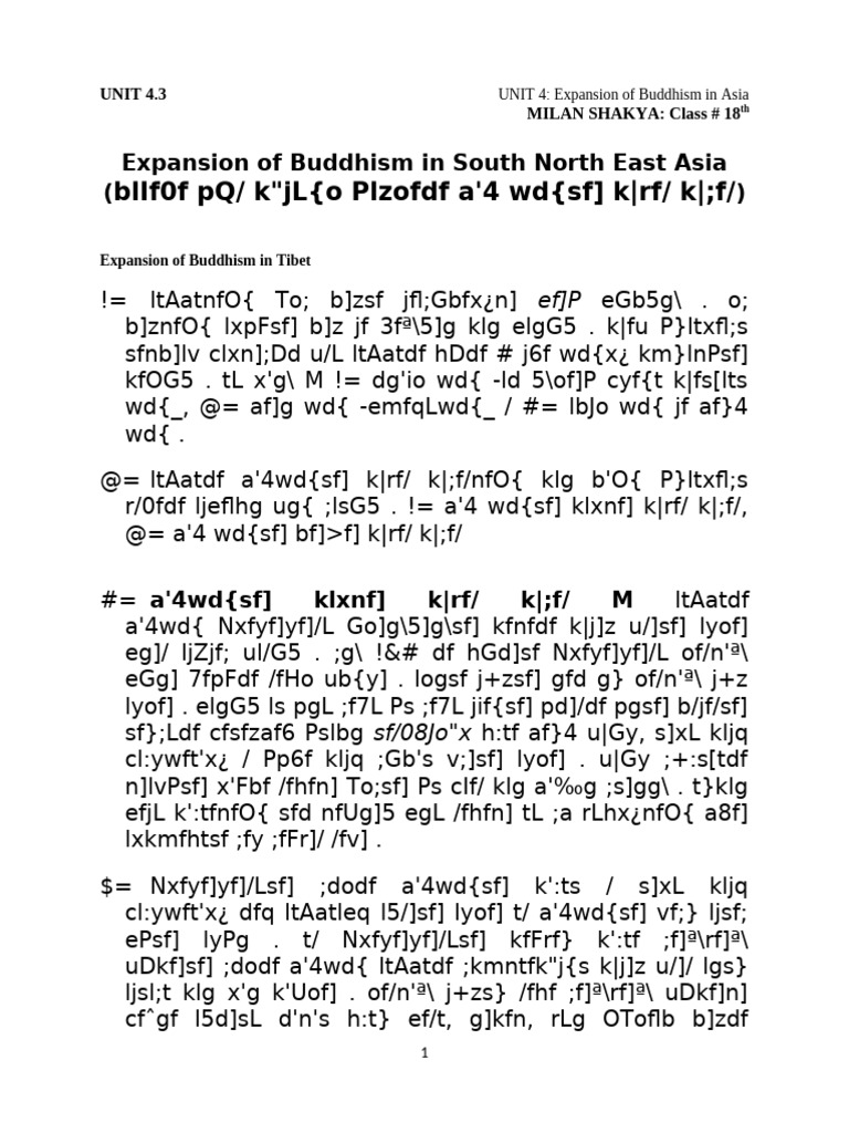 Note#6 Nepali | PDF
