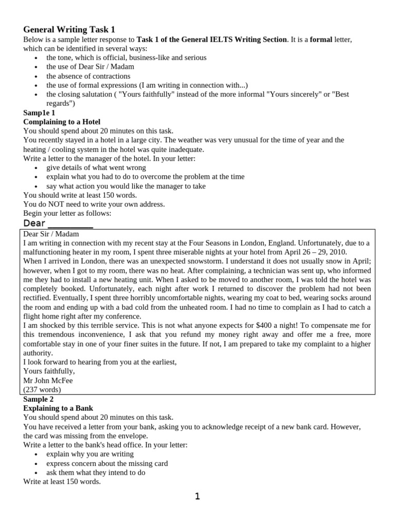 Letter Writing Samples | PDF | Madam