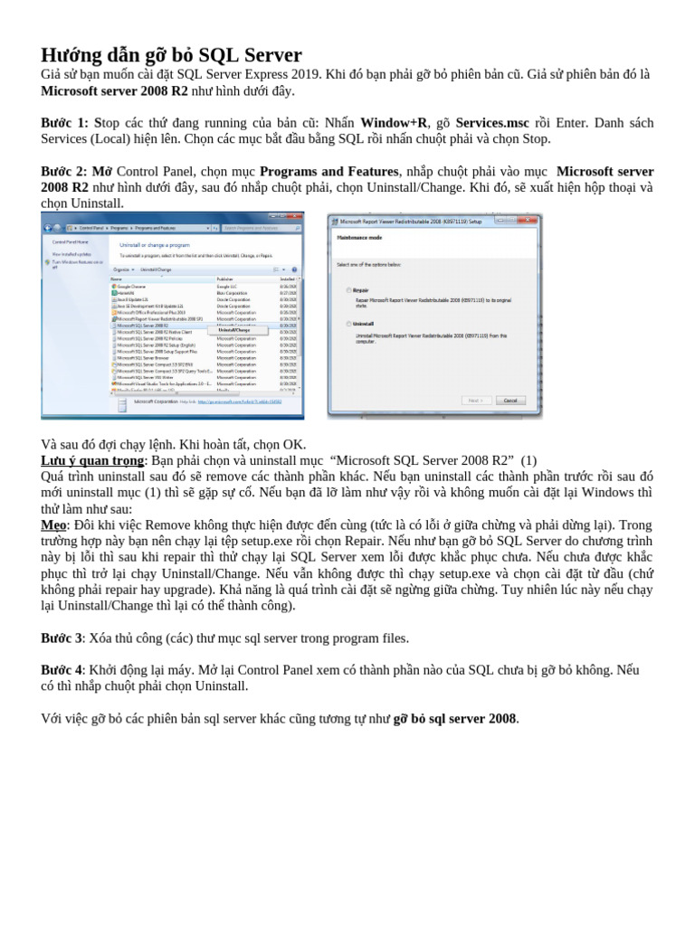 1-Go bo SQL Server | PDF